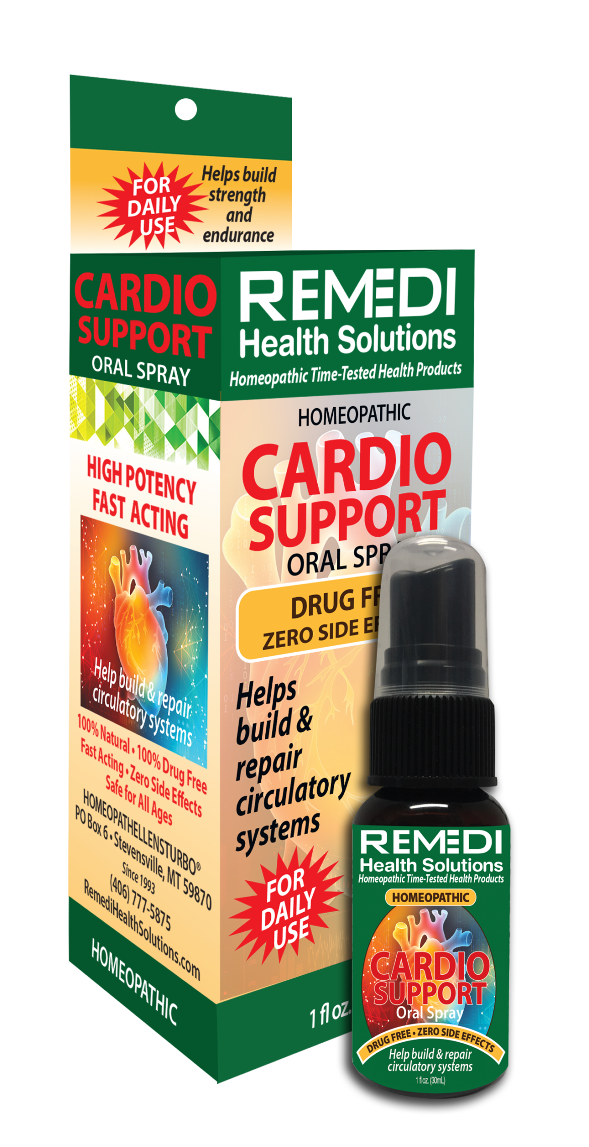Cardio Support Spray – Remedi Health Solutions is Drug-Free Homeopathy